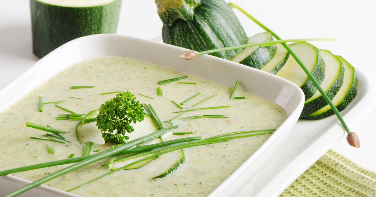 Velouté aux courgettes : recette de Velouté aux courgettes