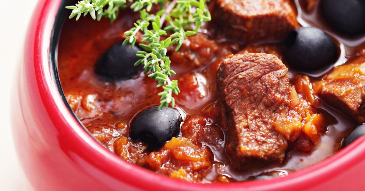 Estouffade de boeuf à la Provençale : recette de Estouffade de boeuf à ...