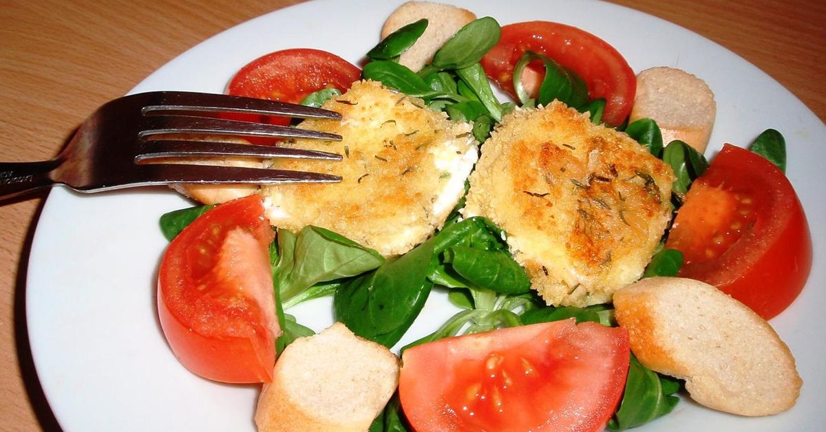 Chèvre chaud pané au thym : recette de Chèvre chaud pané au thym