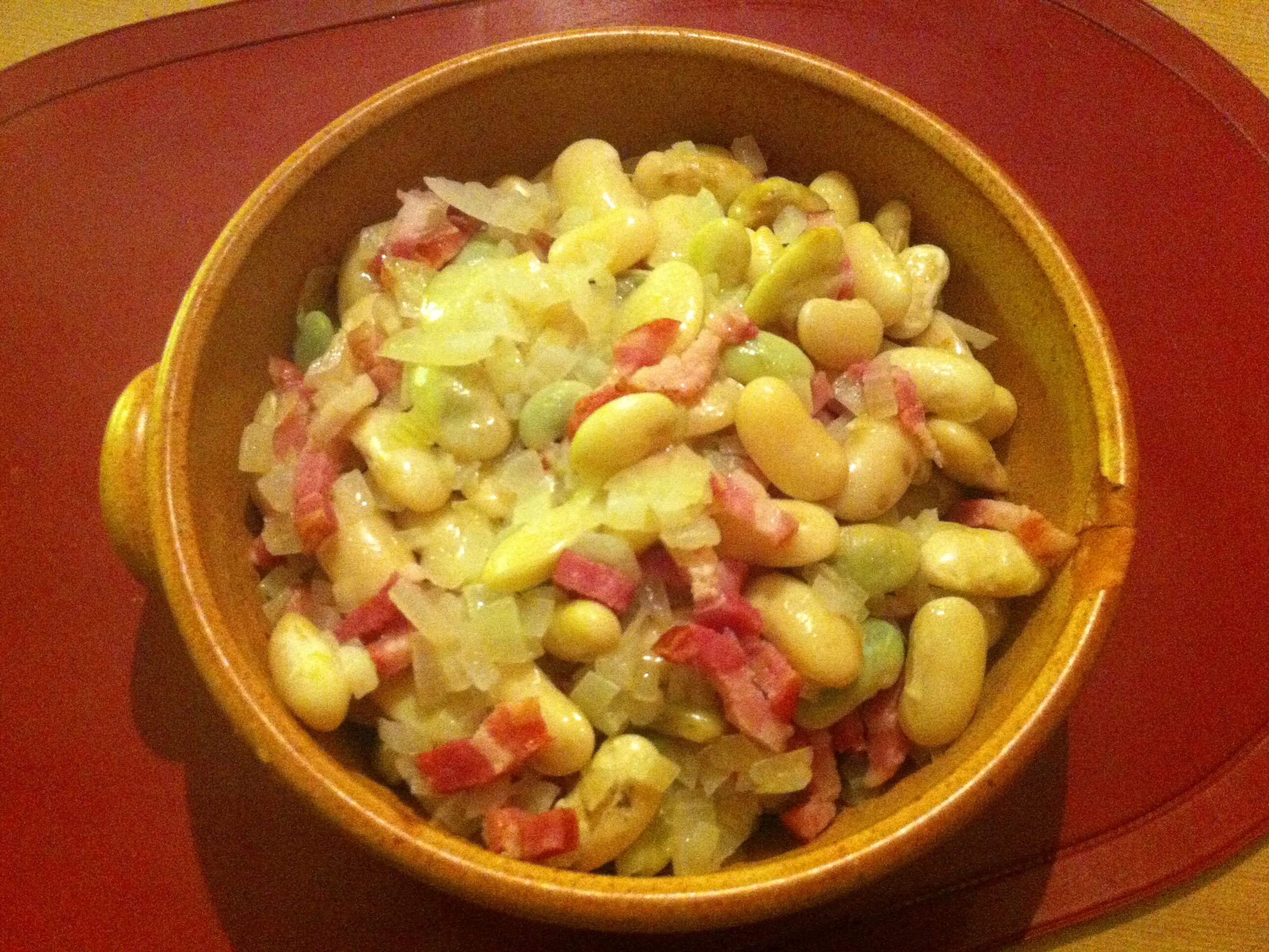 Pois mange-tout à la paysanne : Recette de Pois mange-tout à la ...