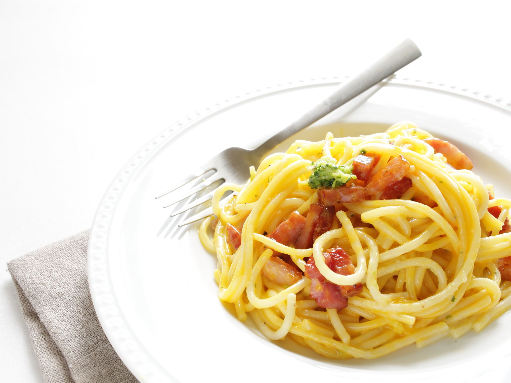 Spaghetti wok carbonara : Recette de Spaghetti wok carbonara - Marmiton