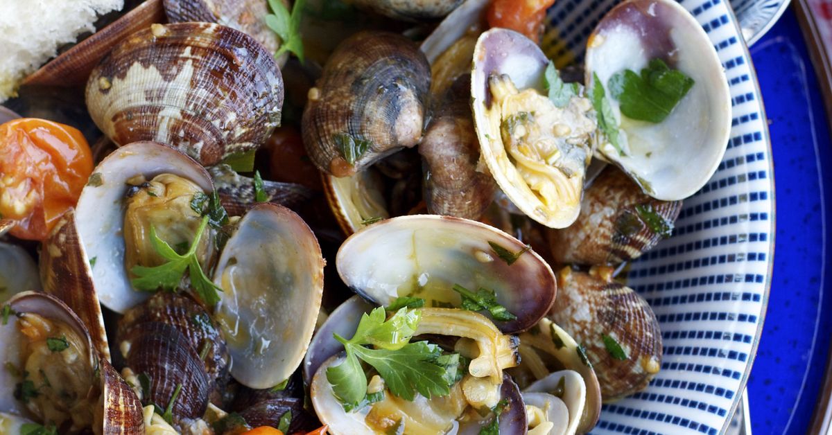 palourdes au vin blanc : recette de palourdes au vin blanc