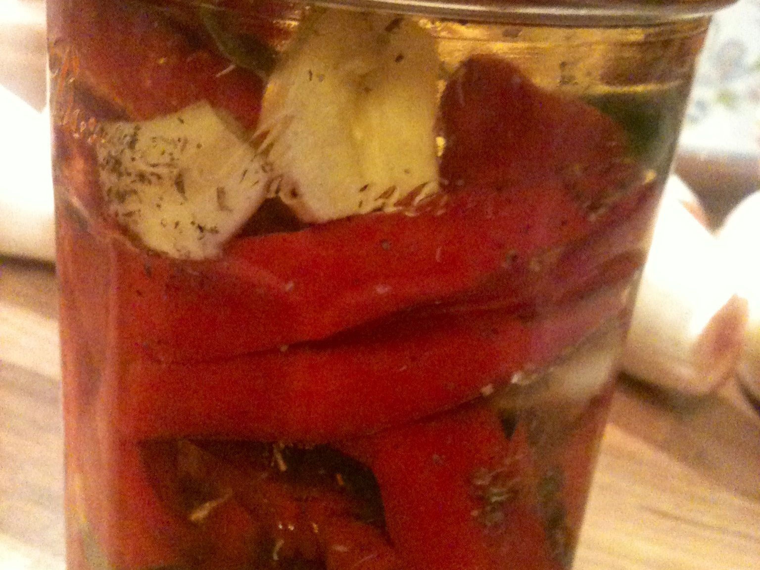 Bocaux de piments à l'huile parfumée : Recette de Bocaux de piments à l ...