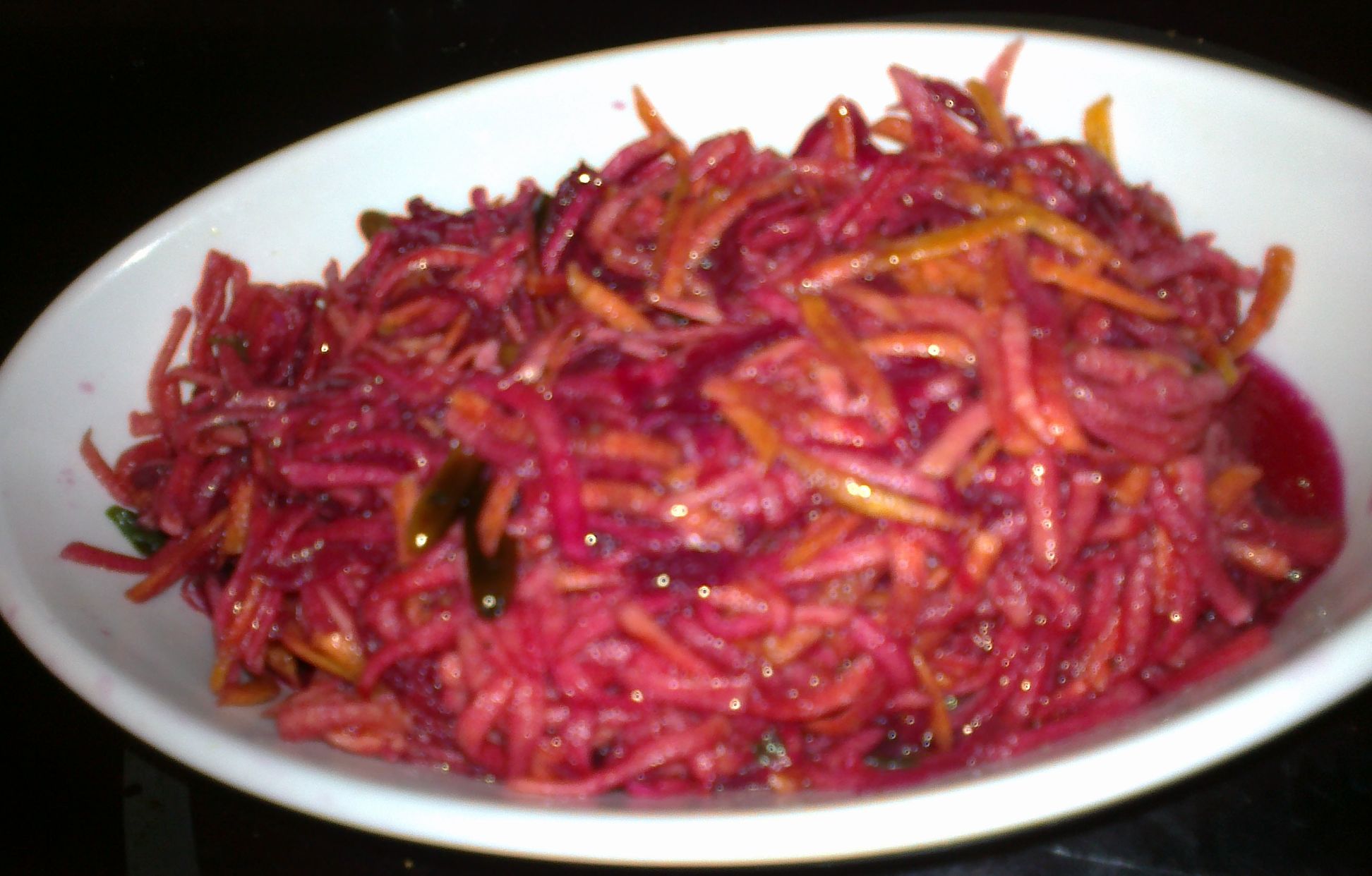 Butternut, carotte et betterave râpées : Recette de Butternut, carotte ...