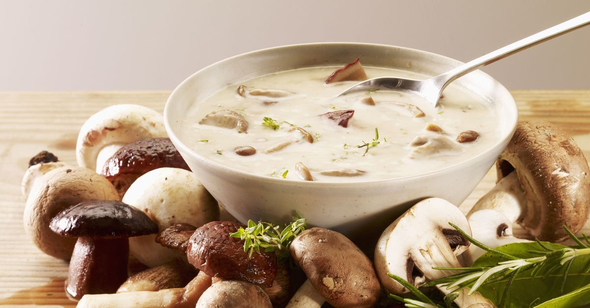 Cappuccino de champignons : recette de Cappuccino de champignons