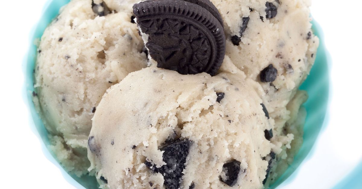 Glace à la vanille et aux oréos (biscuits) : recette de Glace à la ...