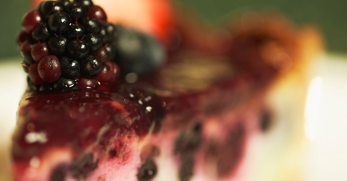 Cheese cake aux fruits rouges, croûte aux spéculoos : recette de Cheese ...