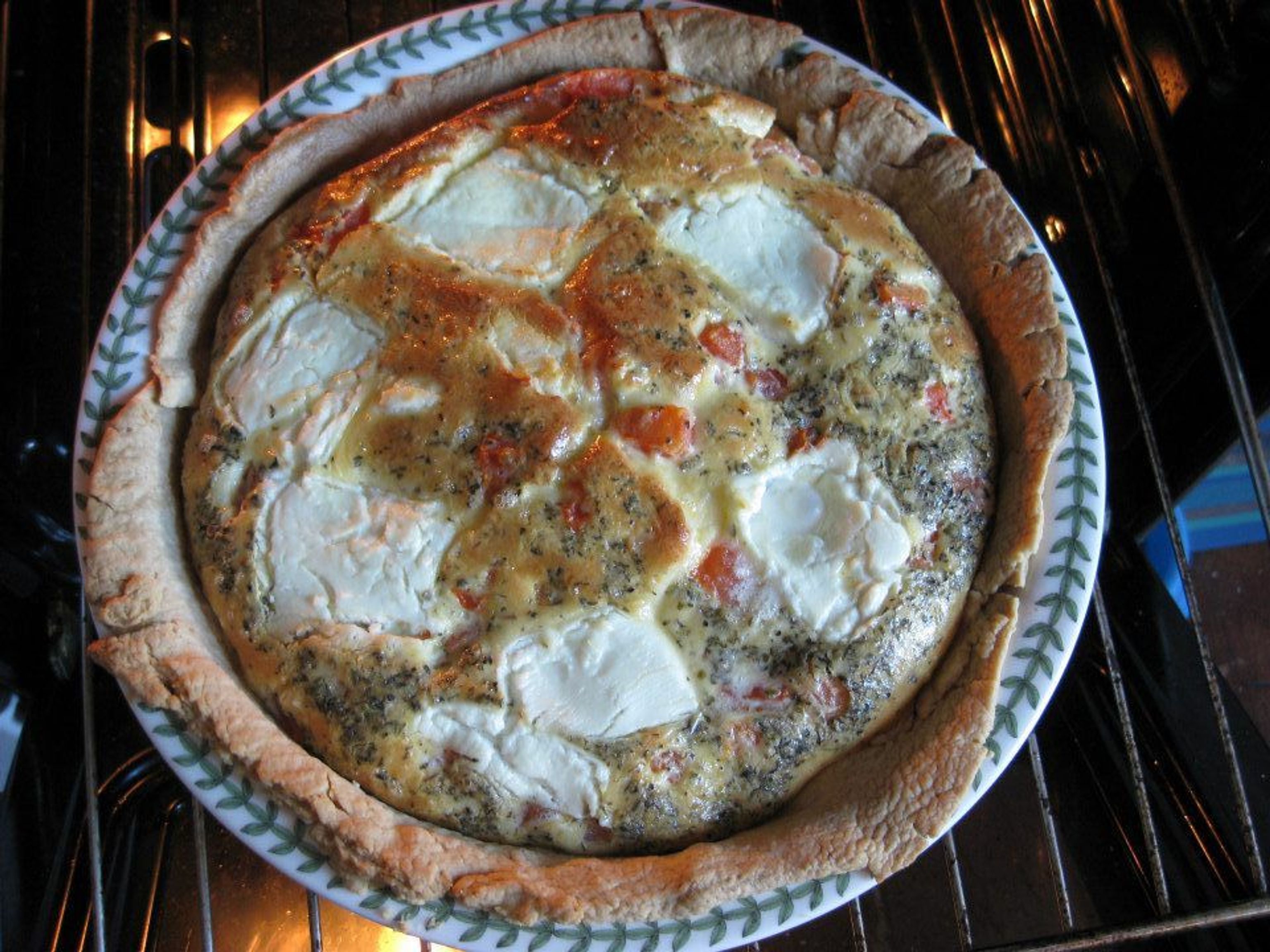 Quiche à la tomate et au chèvre : Recette de Quiche à la tomate et au ...