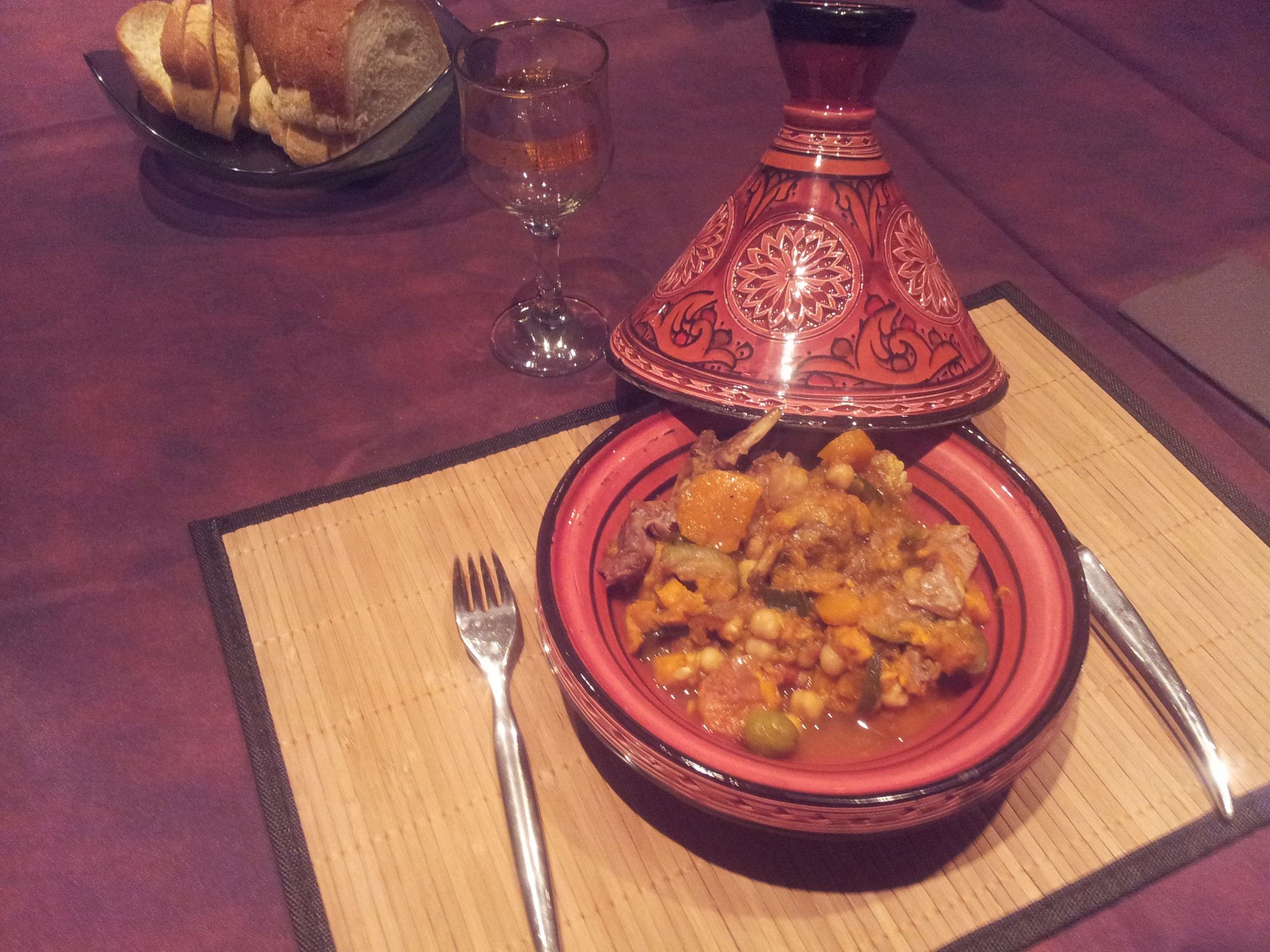 Tajine d'agneau aux légumes et patates douces : Recette de Tajine d ...