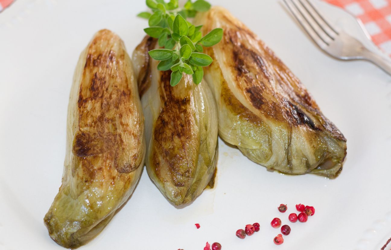 endives braisées caramélisées : Recette de endives braisées ...