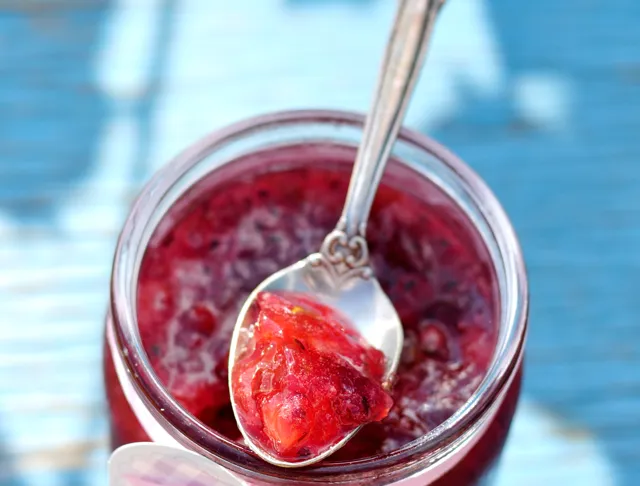 Confiture aux groseilles et aux cerises : recette de Confiture aux ...