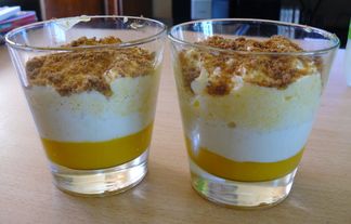 verrine de mousse de mangue : Recette de verrine de mousse de mangue ...