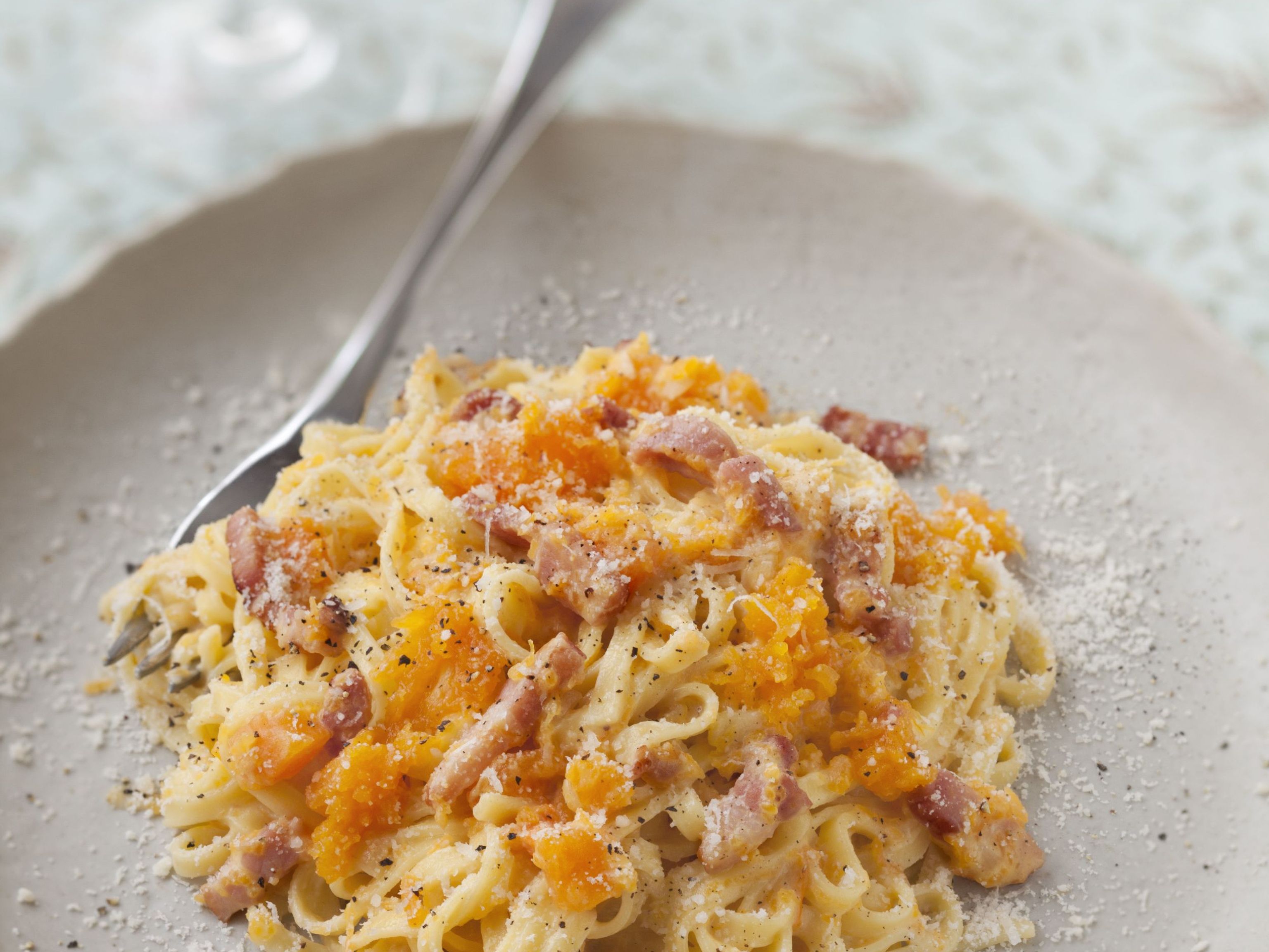 Pâtes au potiron : Recette de Pâtes au potiron - Marmiton