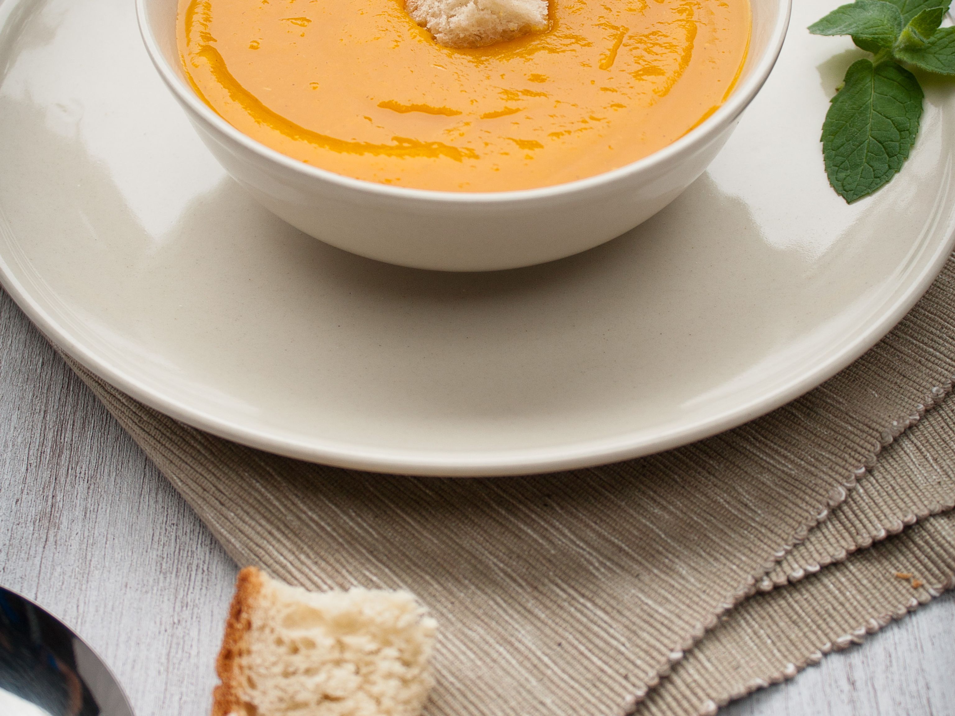 Soupe de potimarron à l'asiatique : Recette de Soupe de potimarron à l ...