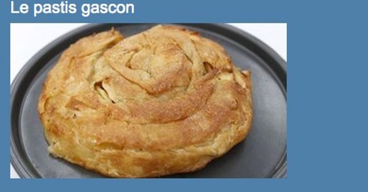 Pastis gascon au pommes : recette de Pastis gascon au pommes