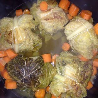 Choux farcis : Recette de Choux farcis - Marmiton