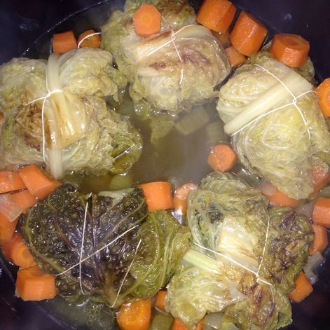 Choux farcis : Recette de Choux farcis - Marmiton