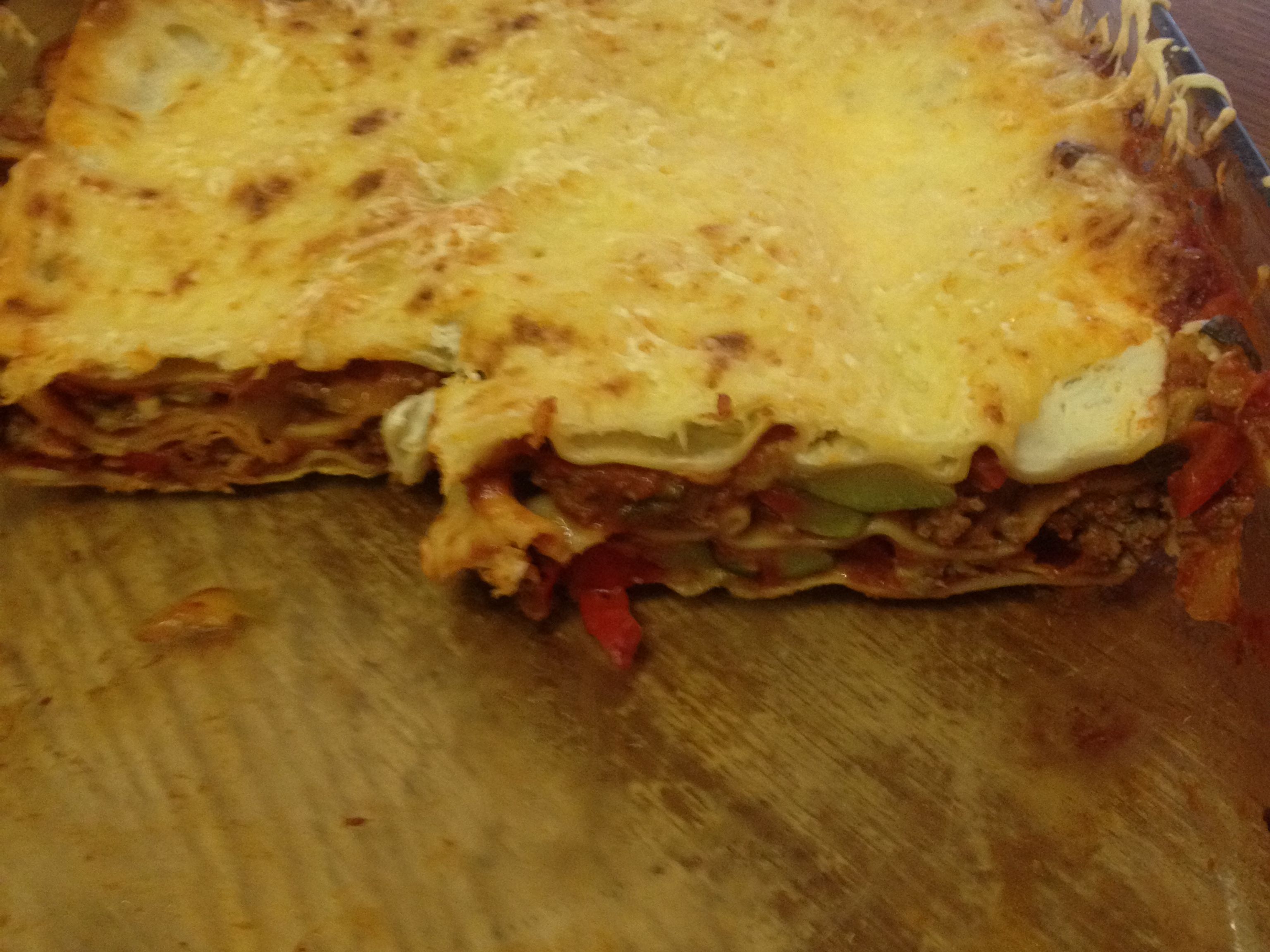 Lasagnes aux légumes et viande de boeuf : Recette de Lasagnes aux ...