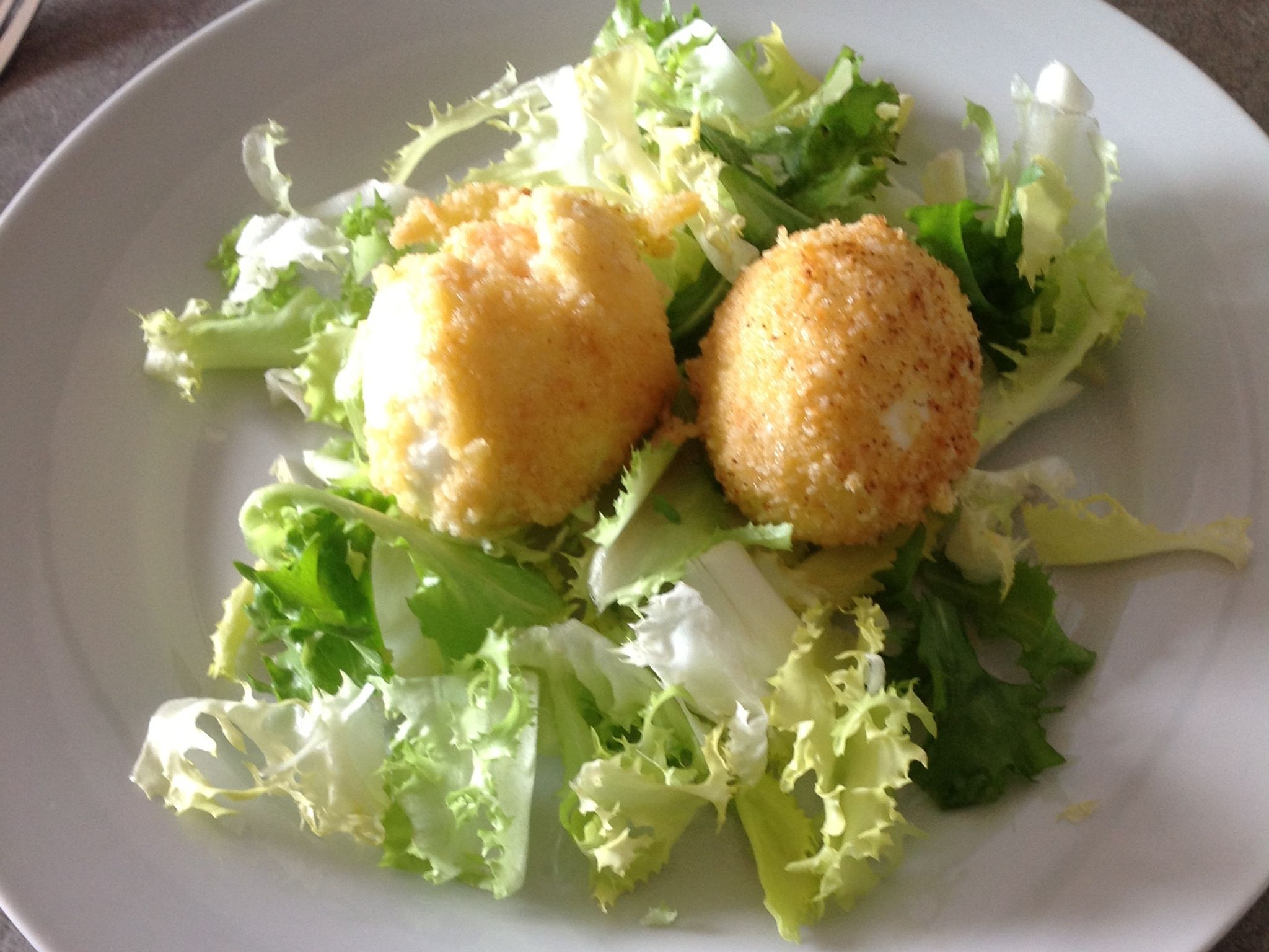 Oeuf mollet frit : Recette de Oeuf mollet frit - Marmiton