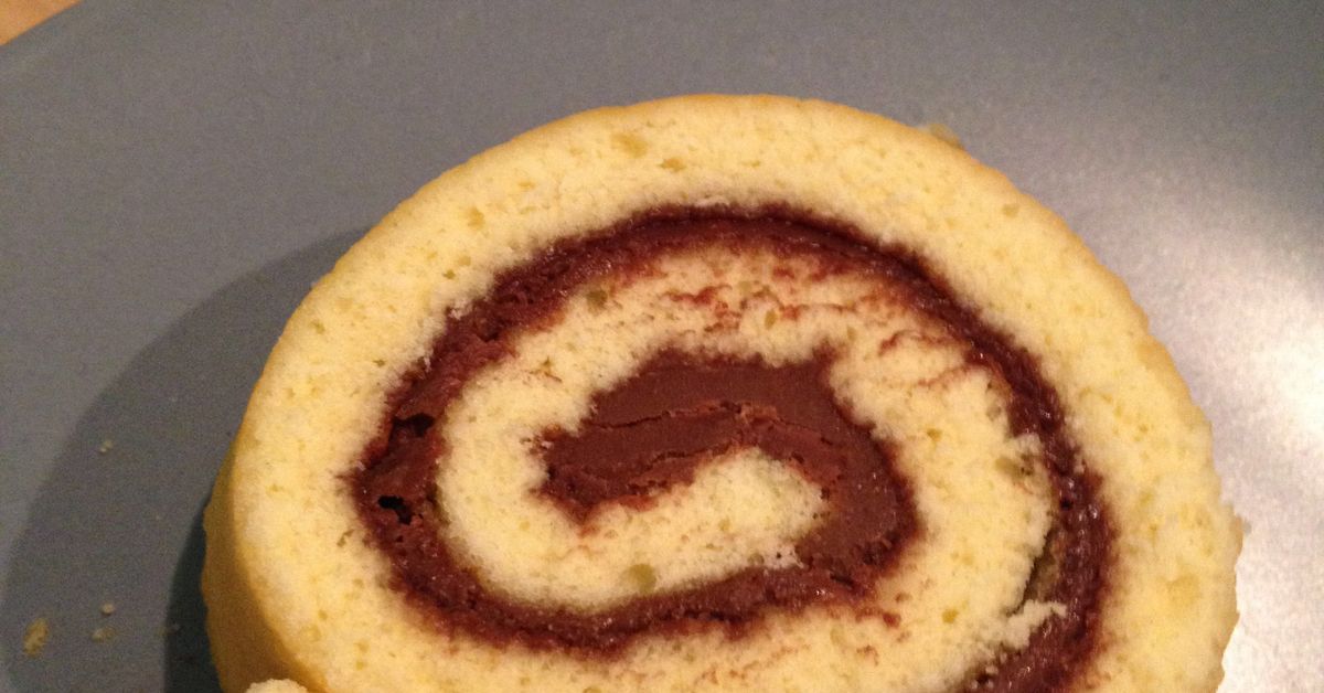 Gâteau roulé au Nuttela : recette de Gâteau roulé au Nuttela