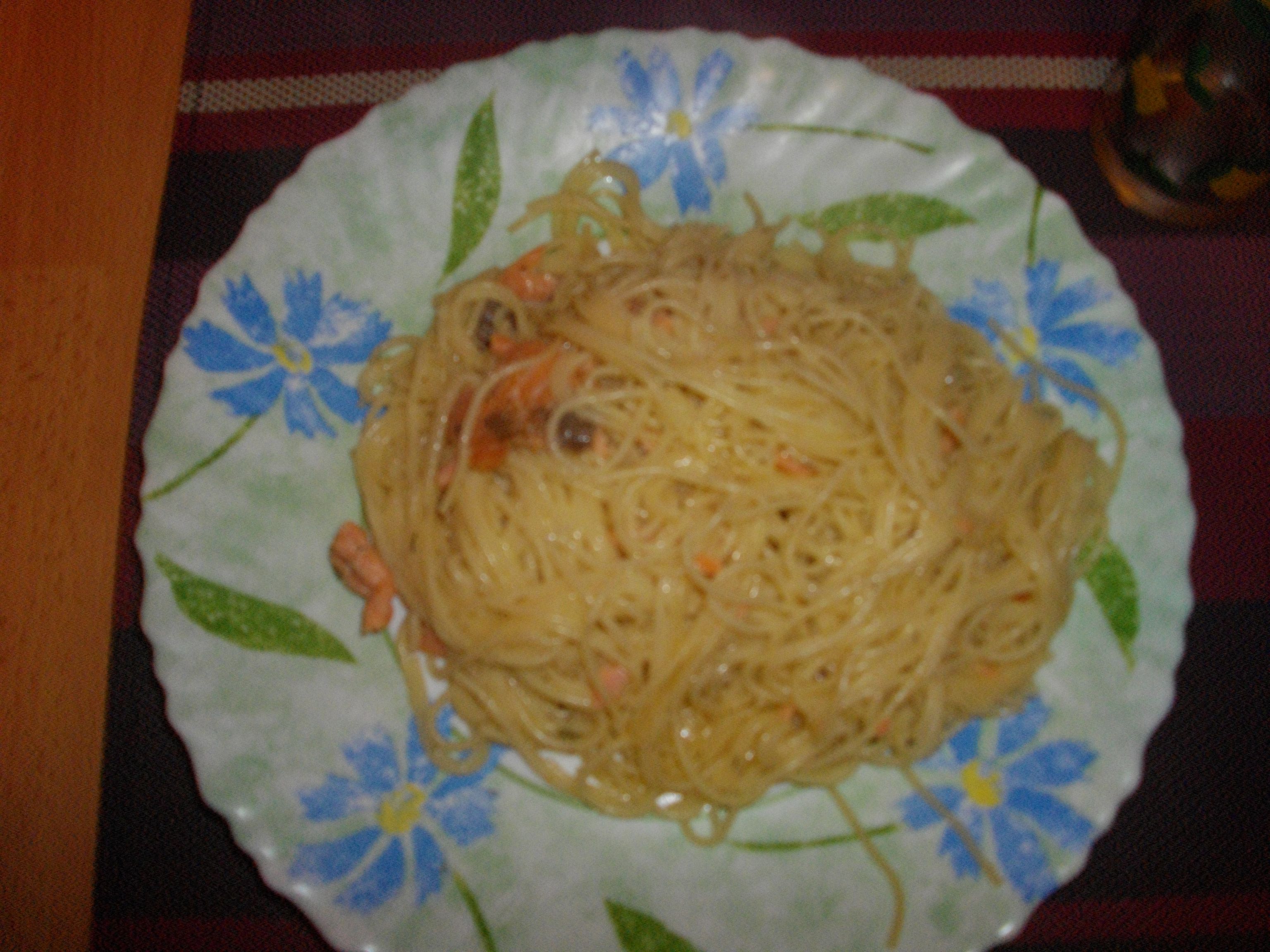 Spaghettis Au Saumon Fumé Facile Recette De Spaghettis Au Saumon Fumé