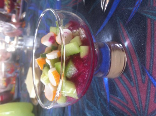 Verrine de betterave rouge et concombre : Recette de Verrine de ...