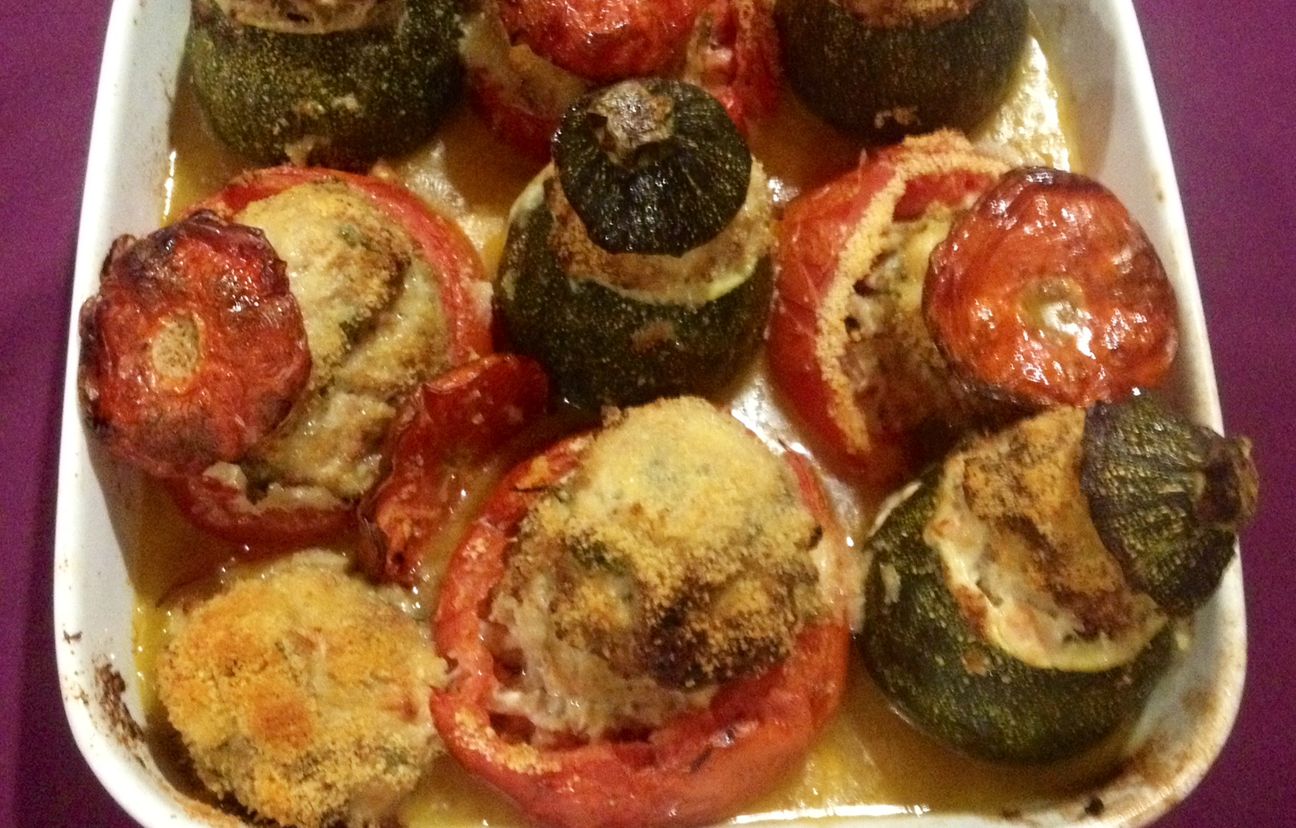 Tomates et courgettes farcies de Ma grand-mère à ma façon : Recette de ...