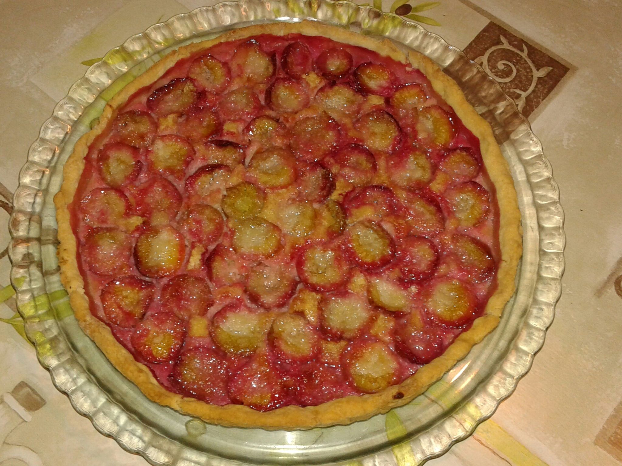 Tarte amandine aux prunes : Recette de Tarte amandine aux prunes - Marmiton