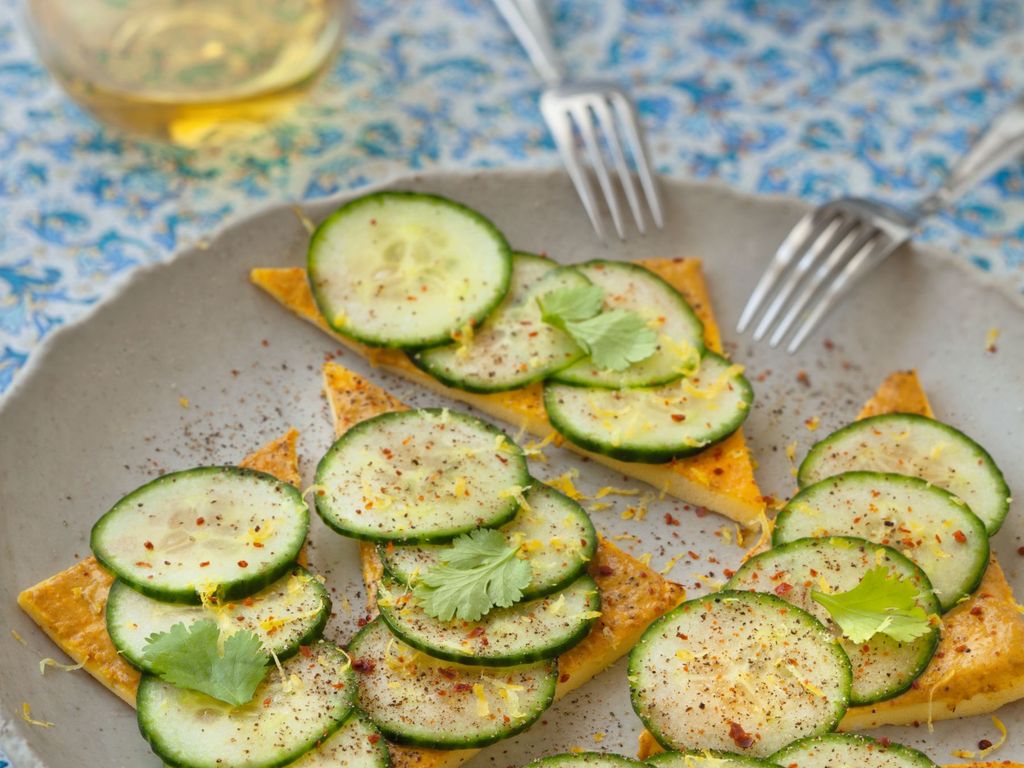 Petits sandwichs d'omelette au curry et au concombre : Recette de ... Petits sandwichs d'omelette au curry et au concombre : Recette de ...