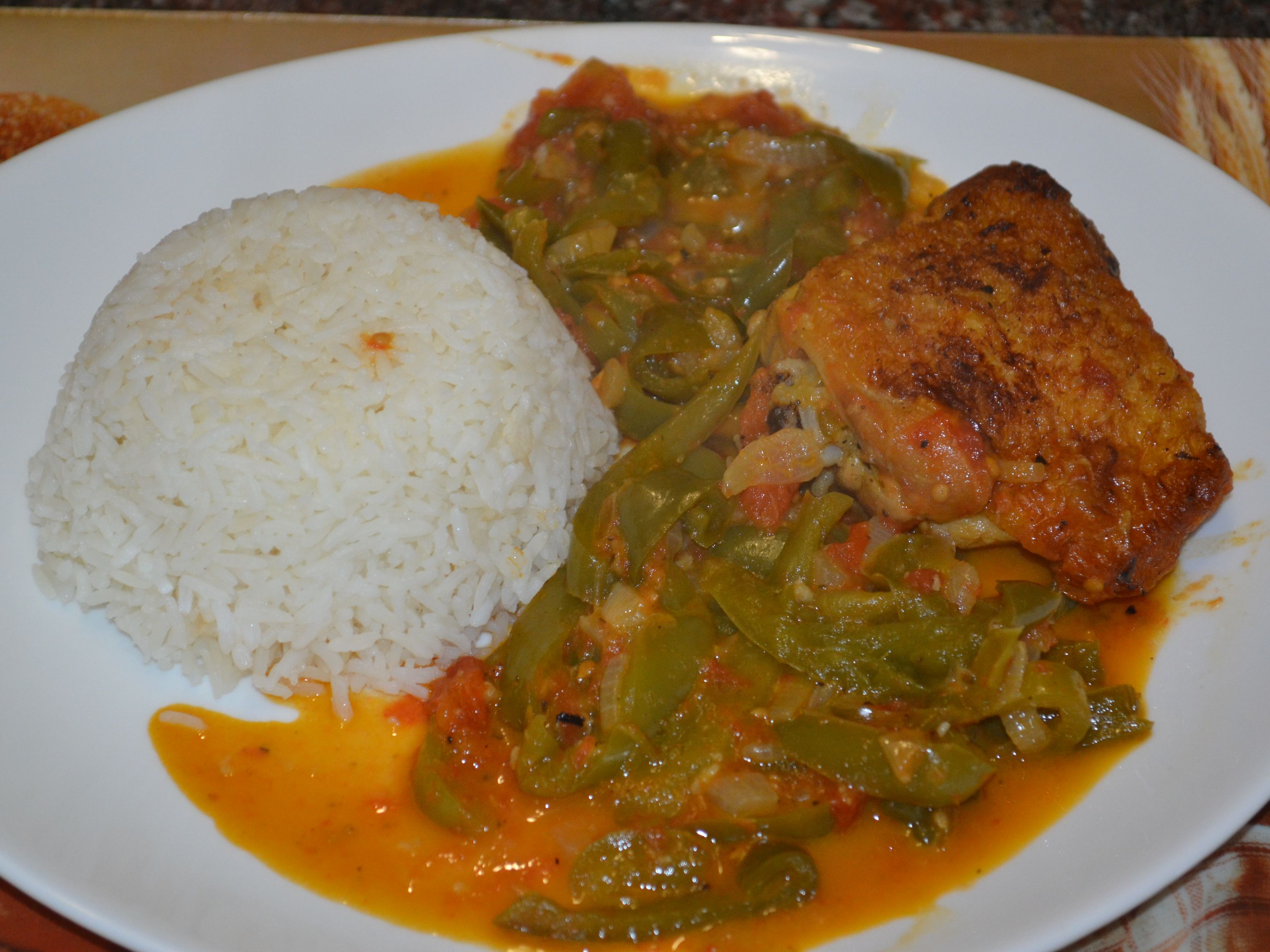 Poulet basquaise à la cocotte : Recette de Poulet basquaise à la ...
