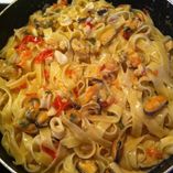 spaghetti aux fruits de mer express : Recette de spaghetti aux fruits ...