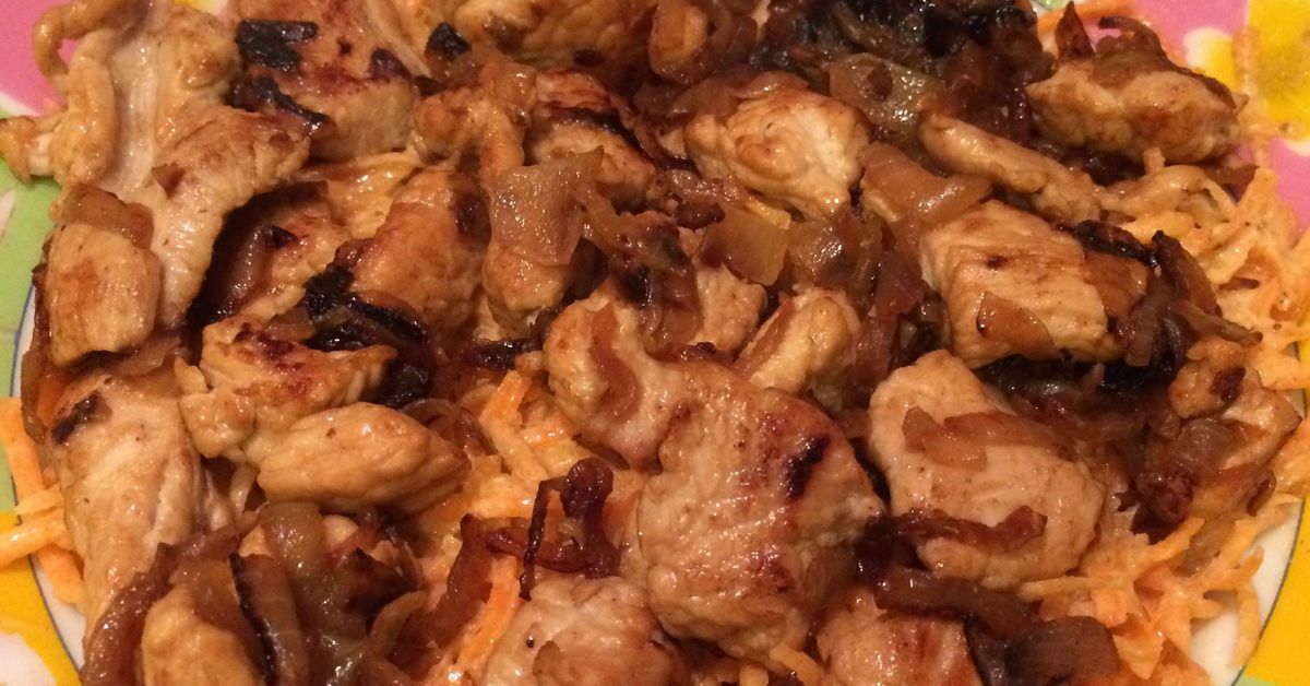 Emincée de dinde sur lit de carottes rapées : recette de Emincée de ...