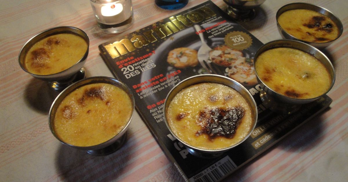 Petits flans à la vanille simples : recette de Petits flans à la ...