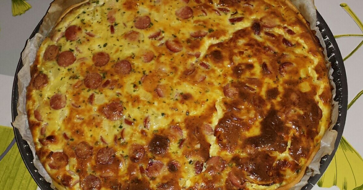 quiche aux knacks : recette de quiche aux knacks