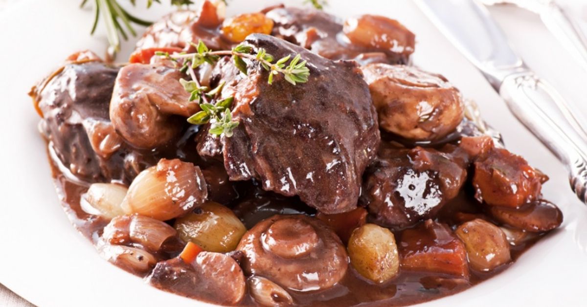 Boeuf bourguignon simple : recette de Boeuf bourguignon simple