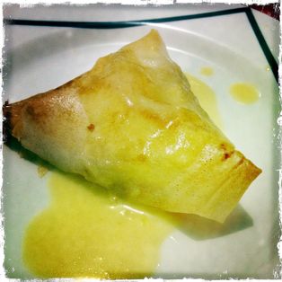 Brick de pommes au caramel salé : Recette de Brick de pommes au caramel ...