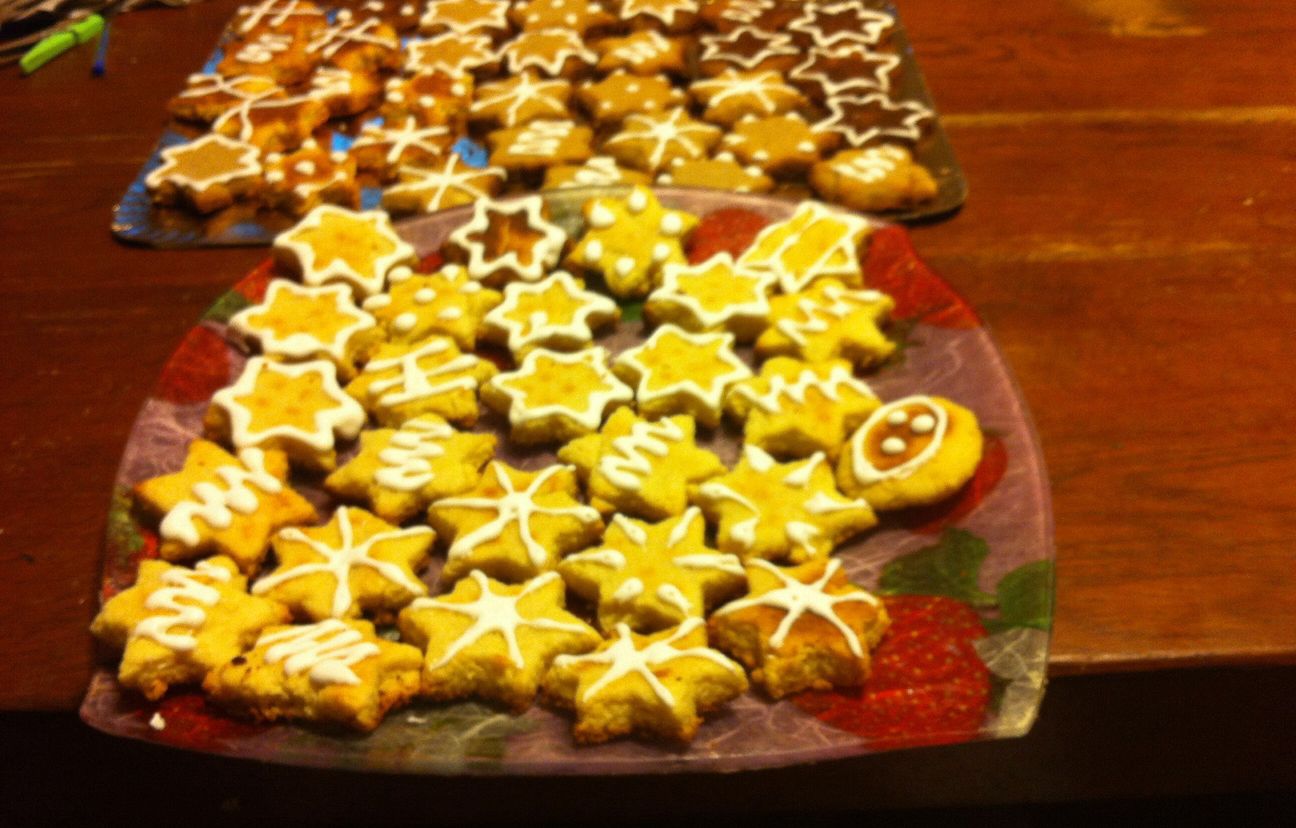 Sablés de Noel aux amandes et noisettes : Recette de Sablés de Noel aux ...