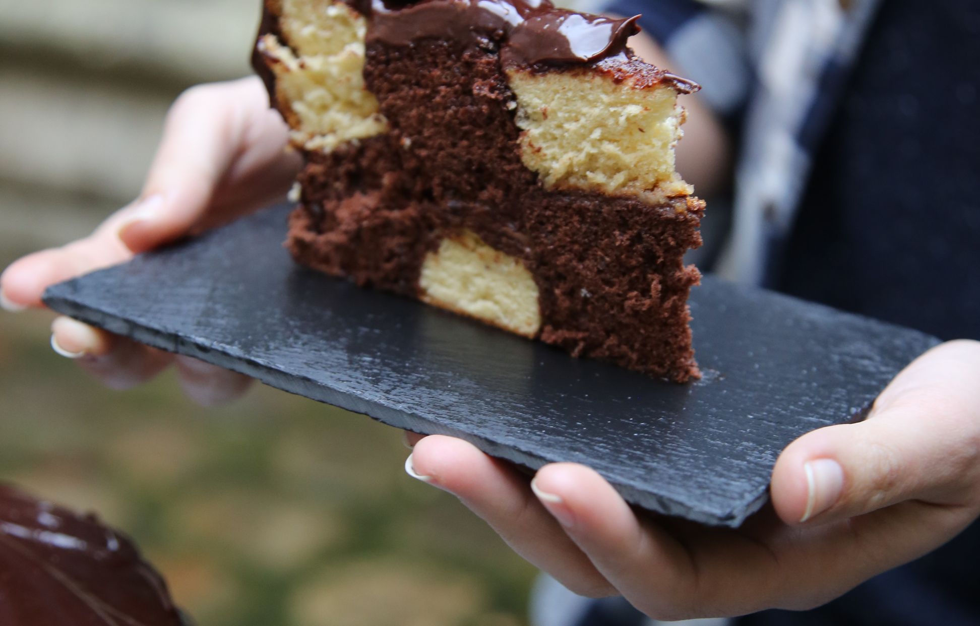 Gâteau damier : Recette de Gâteau damier - Marmiton