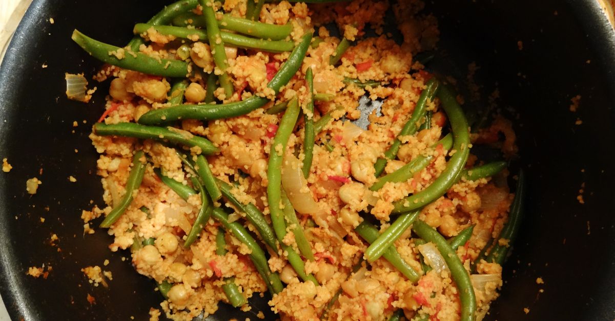 Semoule aux légumes de Sarah : recette de Semoule aux légumes de Sarah