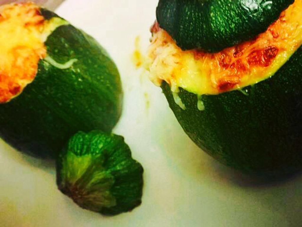 Courgettes rondes au chèvre : Recette de Courgettes rondes au chèvre ...