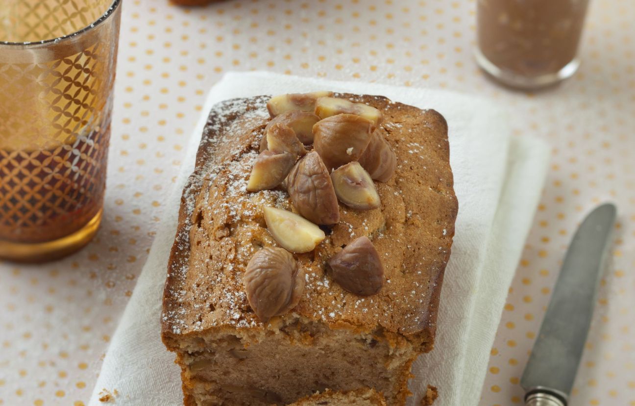 Cake châtaigne et crème de marron : Recette de Cake châtaigne et crème ...