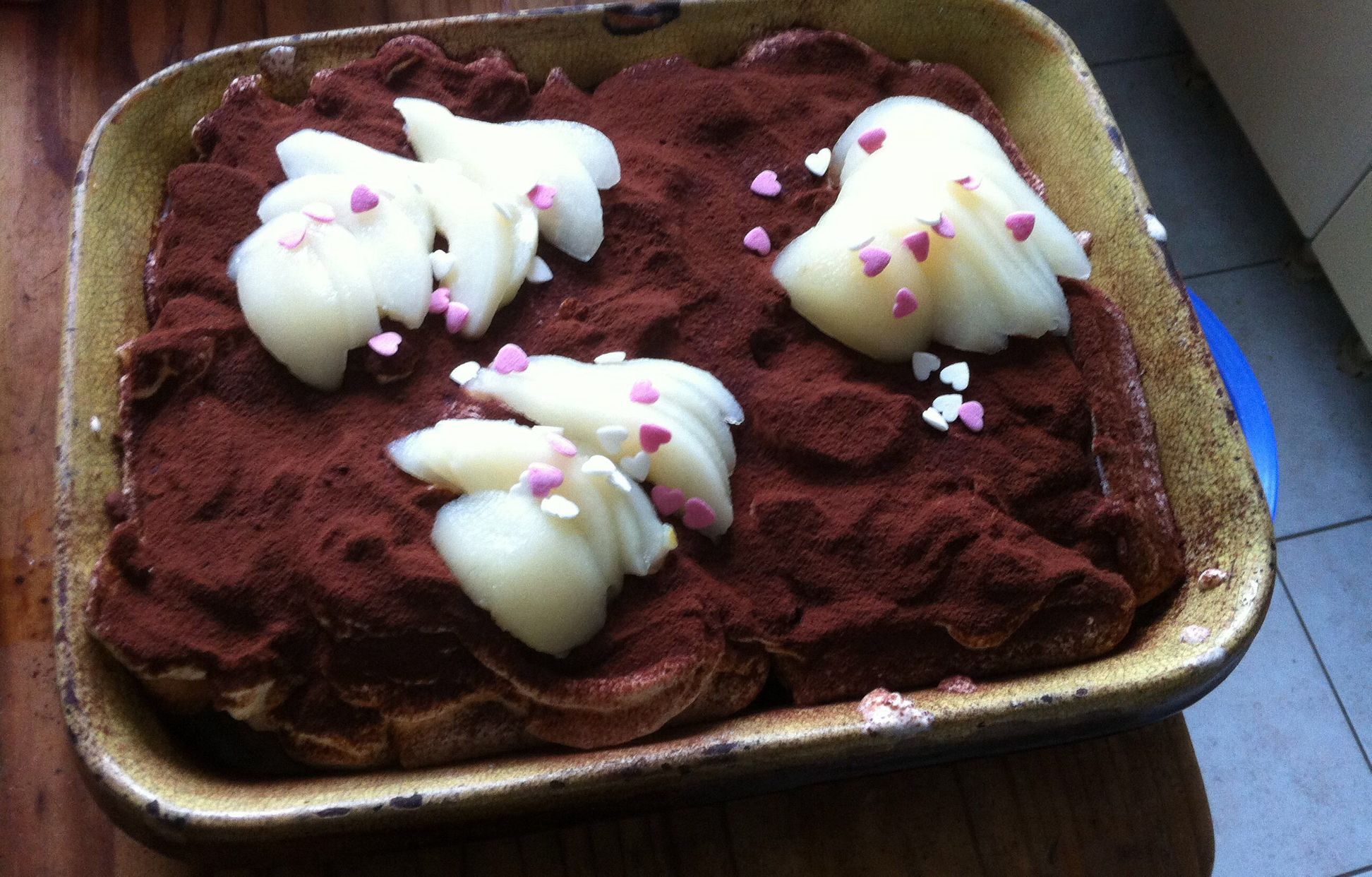 Tiramisu aux poires : Recette de Tiramisu aux poires - Marmiton