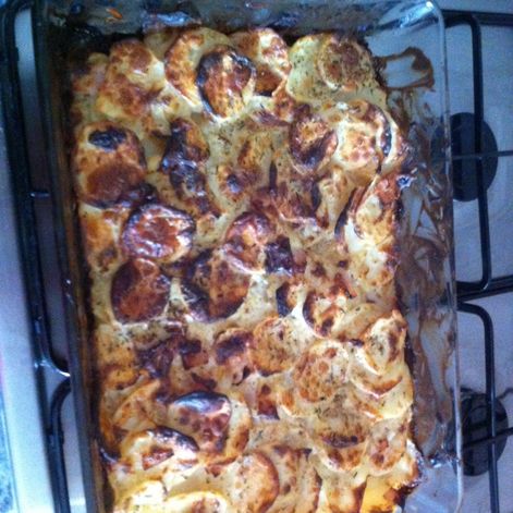 Gratin de pommes de terre à la paysanne : Recette de Gratin de pommes ...