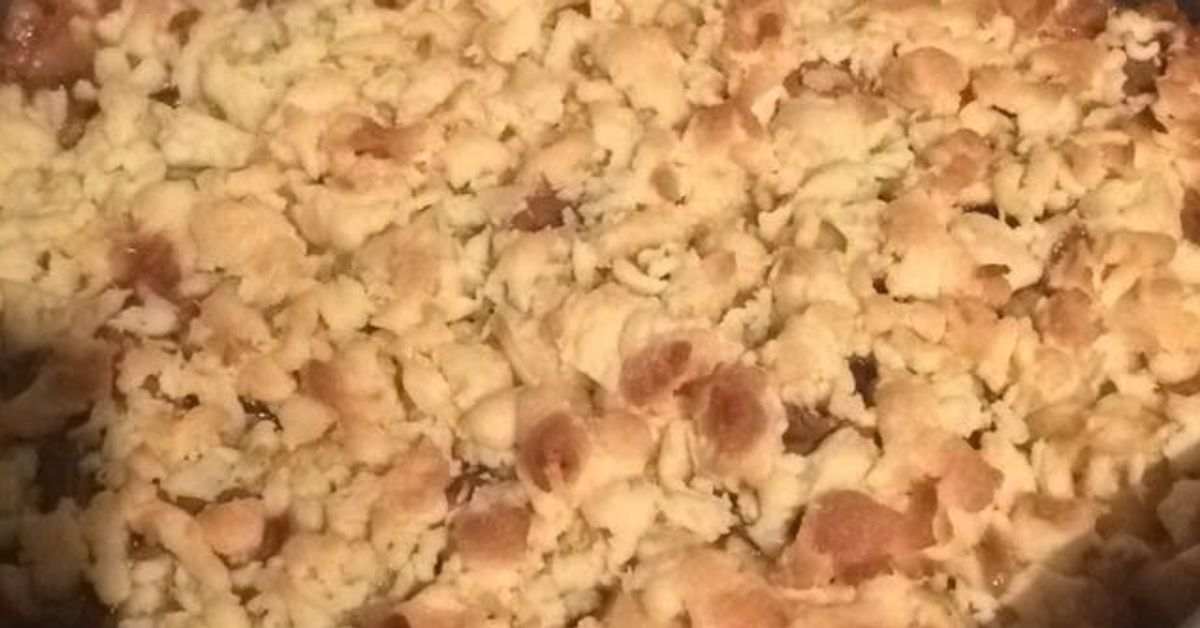 Crumble banane nutella : recette de Crumble banane nutella