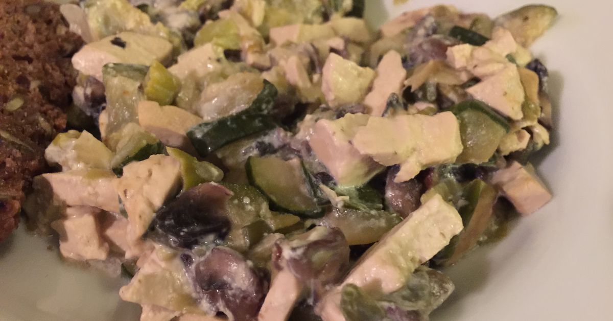 Étuvée de tofu, poireaux et courgettes : recette de Étuvée de tofu ...