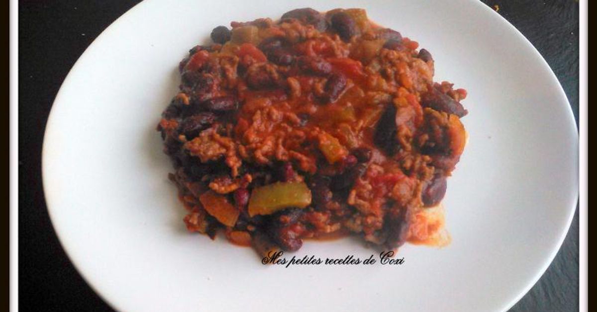 Mon chili pas épicé : recette de Mon chili pas épicé