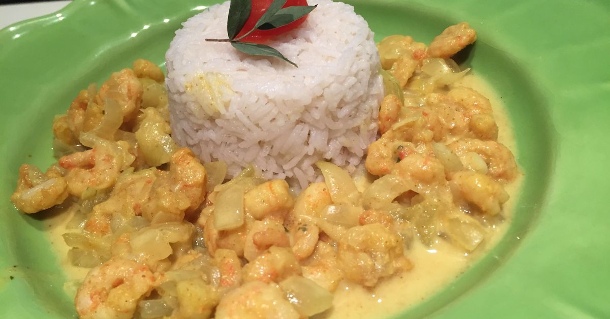 crevettes au curry et lait de coco : recette de crevettes au curry et ...