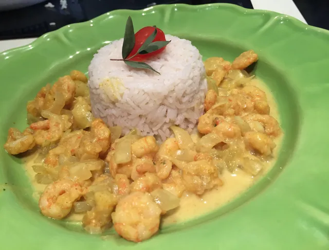 crevettes au curry et lait de coco : recette de crevettes au curry et ...