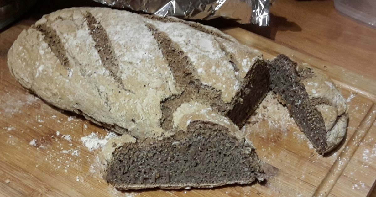 Pain à la farine de riz et de sarrasin sans gluten : recette de Pain à ...