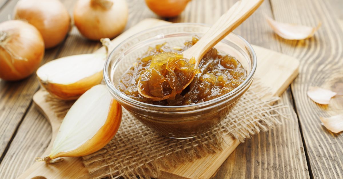 Confiture d'oignons simple : recette de Confiture d'oignons simple